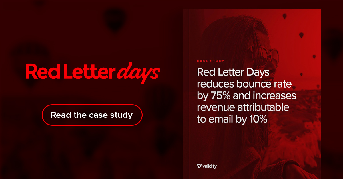 Red Letter Days Case Study - Validity