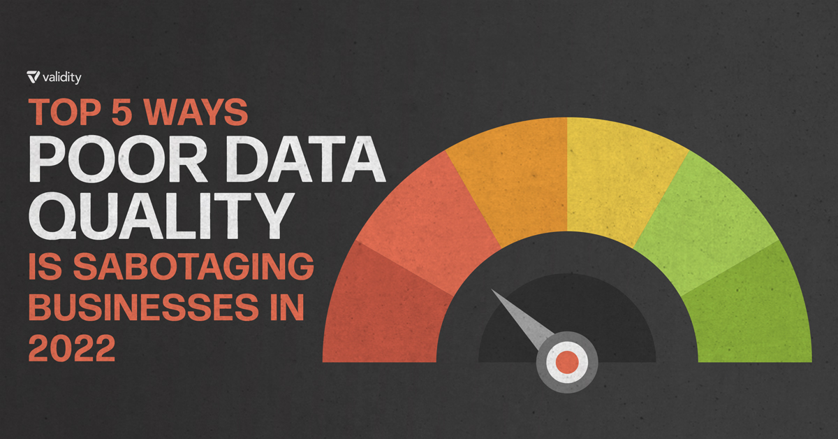 How Poor Data Quality is Sabotaging Your Business in 2022 - Validity